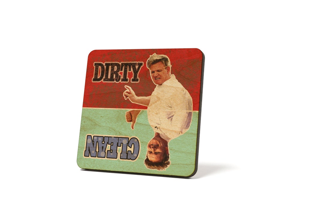 Chef Gordon Ramsay - Dirty/clean Magnet - Etsy