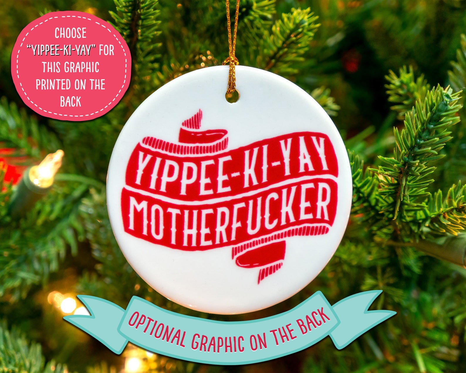 Die Hard Bruce Willis Ceramic Christmas Ornament Best - Etsy