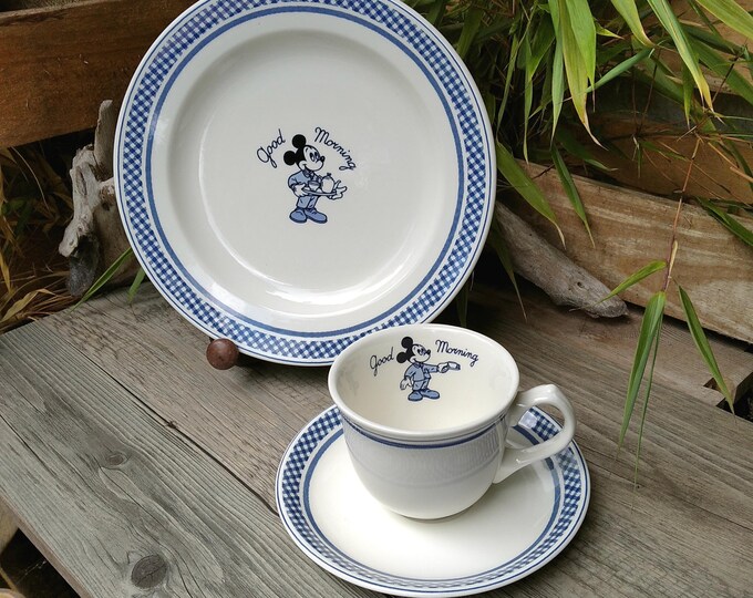 Royal Boch “ DONALDSON” Mickey Mouse Place Setting, Breakfast Set - Etsy