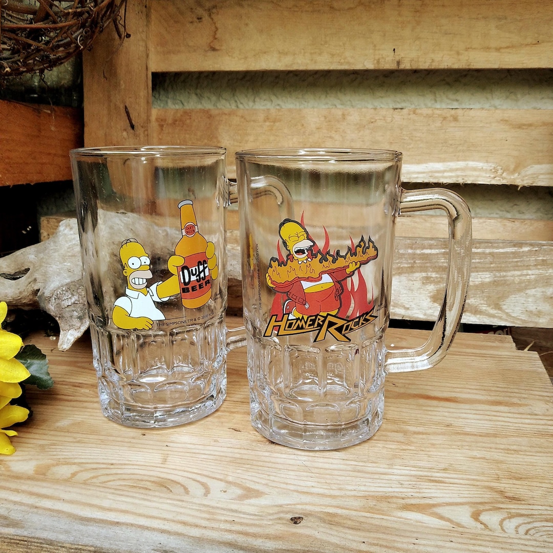 The Simpsons Glass/beer Mug Approx. 500 Ml, Matt Groening, Beer Glass ...