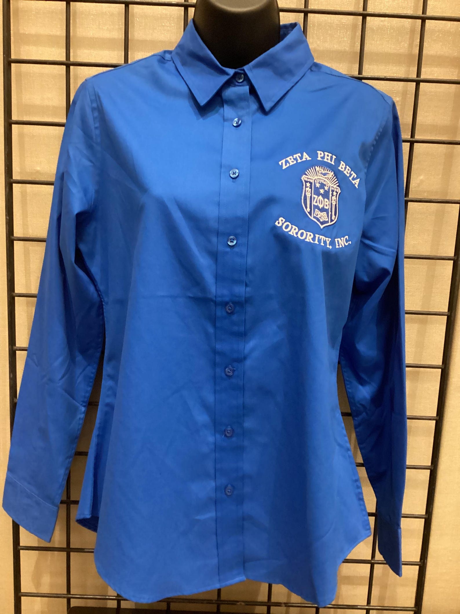 Zeta Phi Beta Long Sleeve Shirt, Sorority Greek Letter Top, Crossing ...