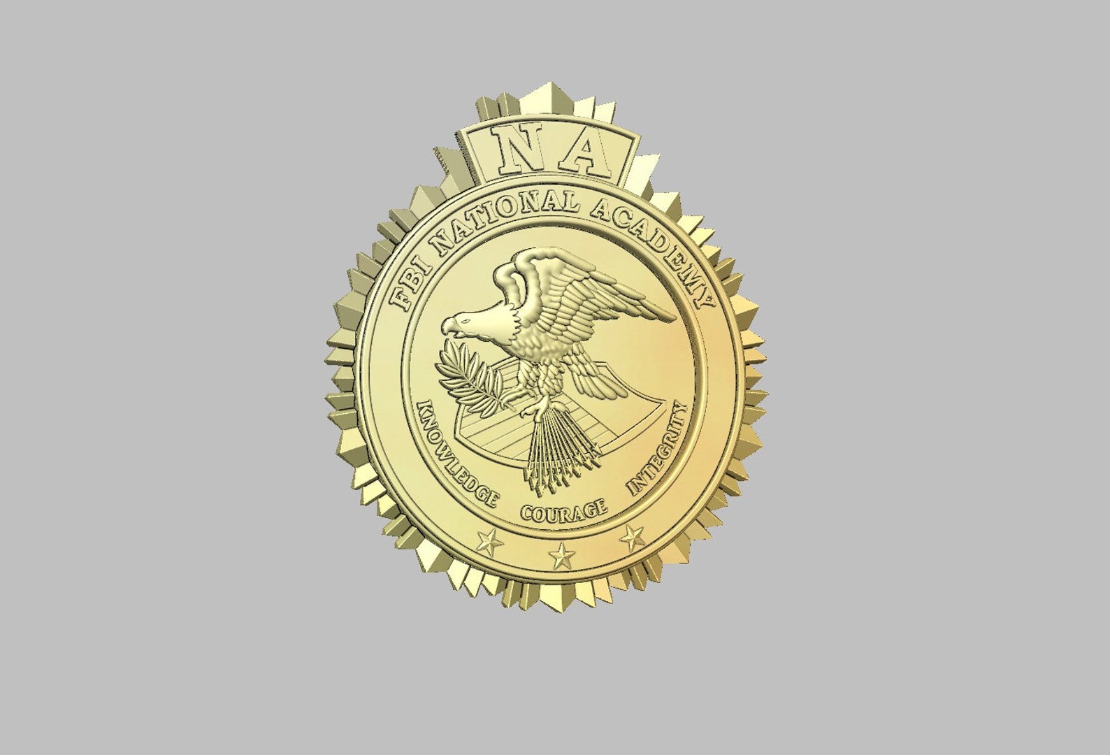 FBI National Academy Logo 3d File STL - Etsy