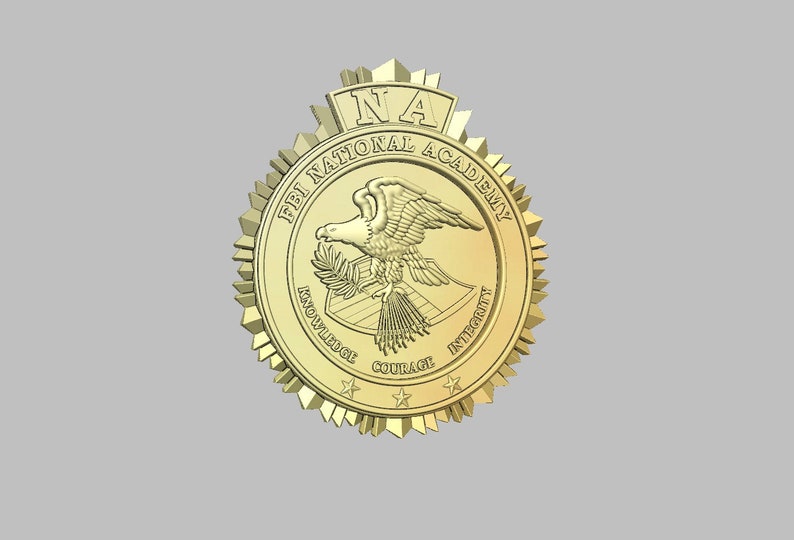 FBI National Academy Logo 3d File STL - Etsy