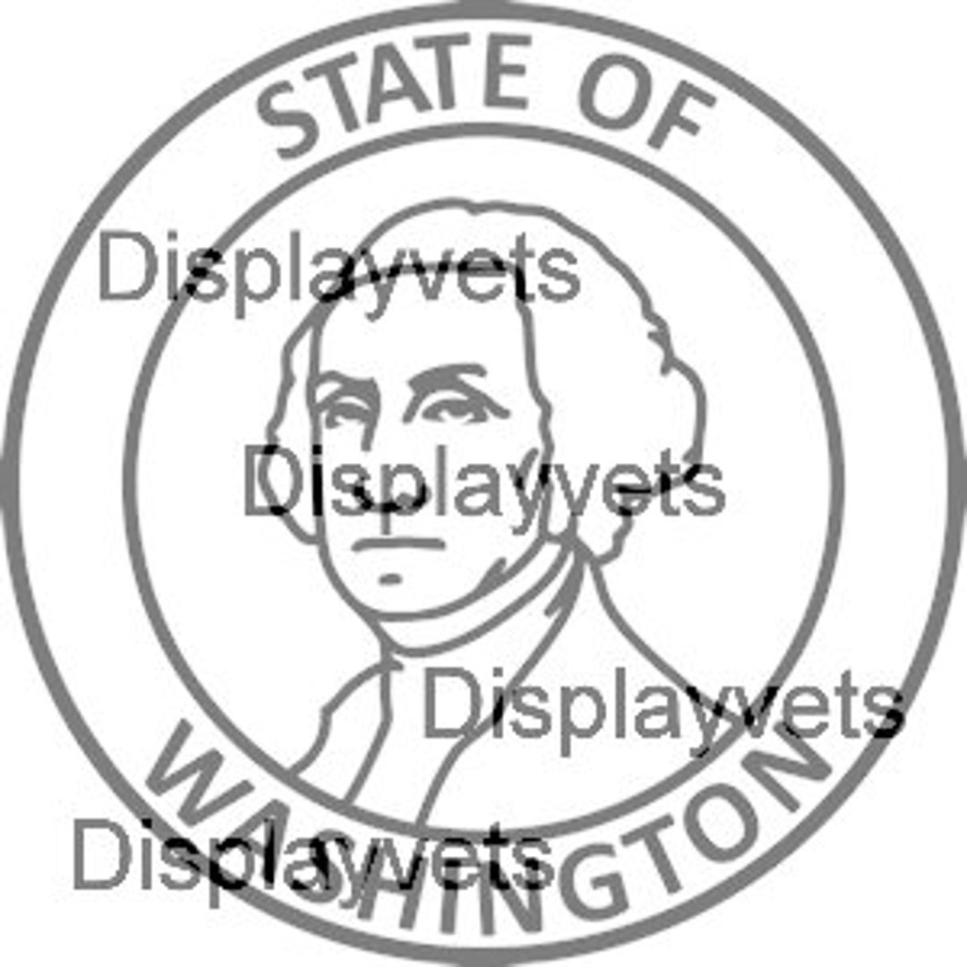 Simple Washington Center Badge Logo Vector DXF, AI and SVG - Digital ...
