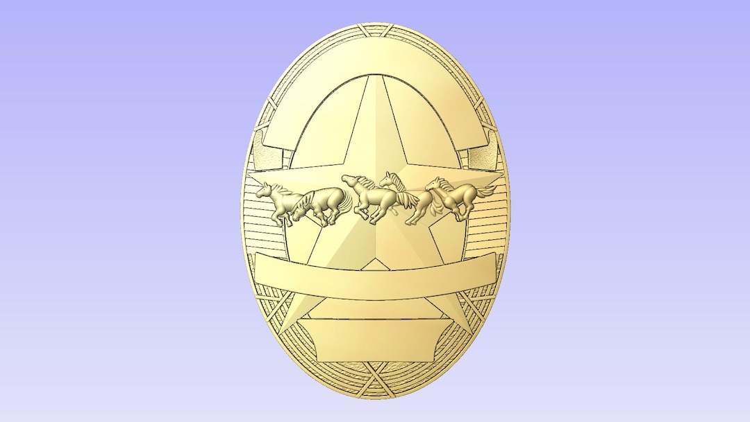 Irving Texas Police Badge - - STL Format - 3d CNC- Digital File ...