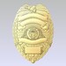 3d File CNC Model - Police - Badge Type 61 With an Ohio Center Seal ...