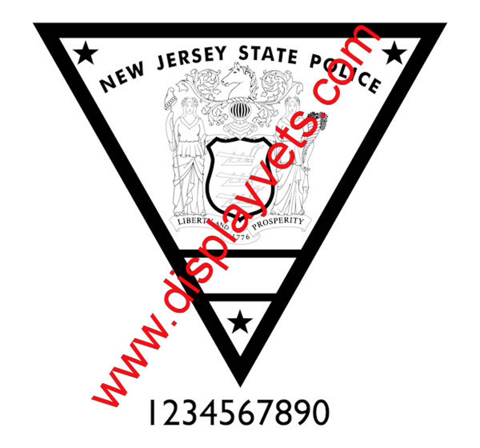 New Jersey State Police DXF AI and SVG File Digital File - Etsy