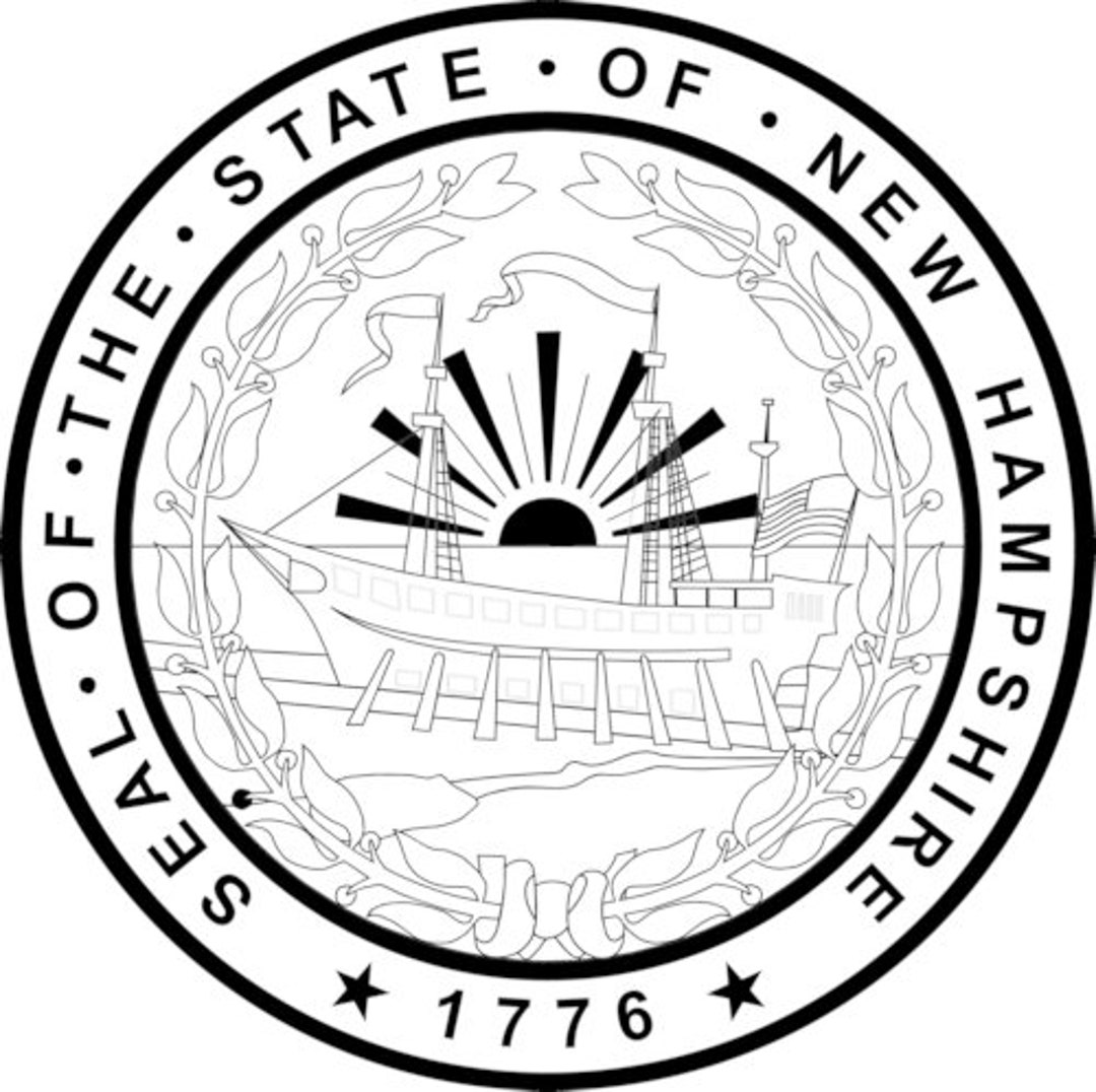 New Hampshire State Seal Vector DXF, AI and SVG File - - Cricut Users ...