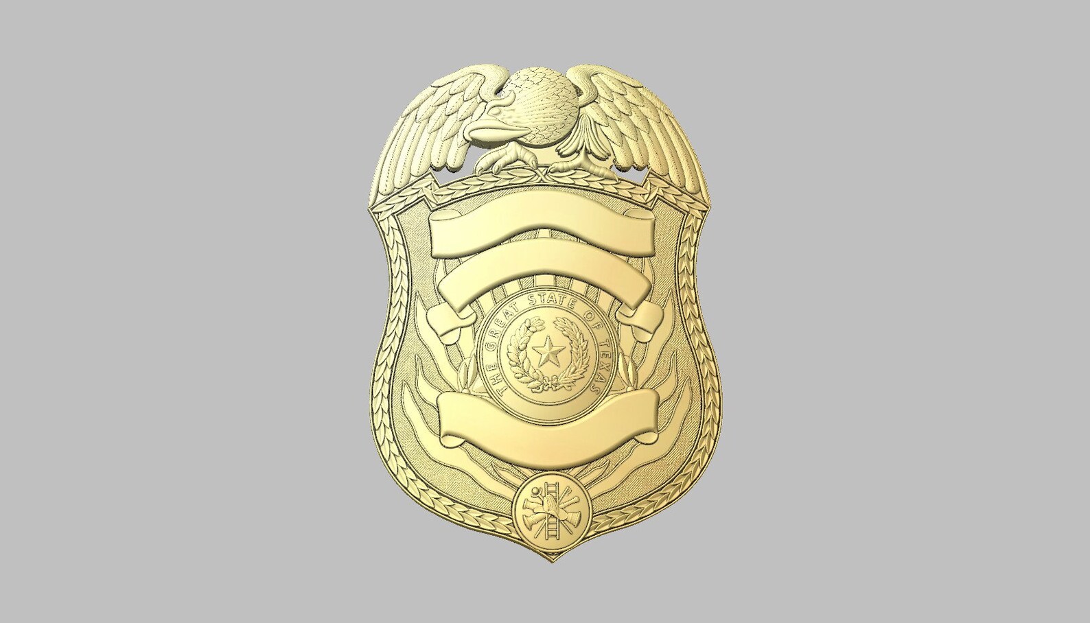 Flower Mound Texas Fire Department Badge 3d File CNC Model | Etsy