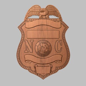 North Carolina Shield Badge- Digital File Download - Not a Physical ...