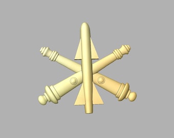 3d File CNC Model Infantry Branch Insignia - Etsy