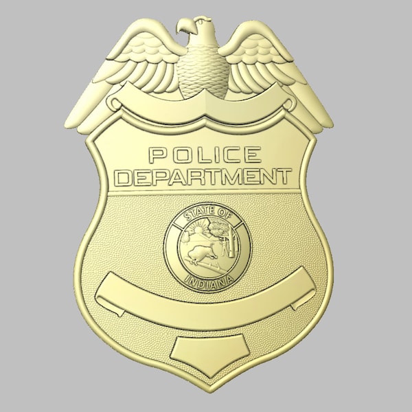 Indiana State Police Badge Svg - Etsy