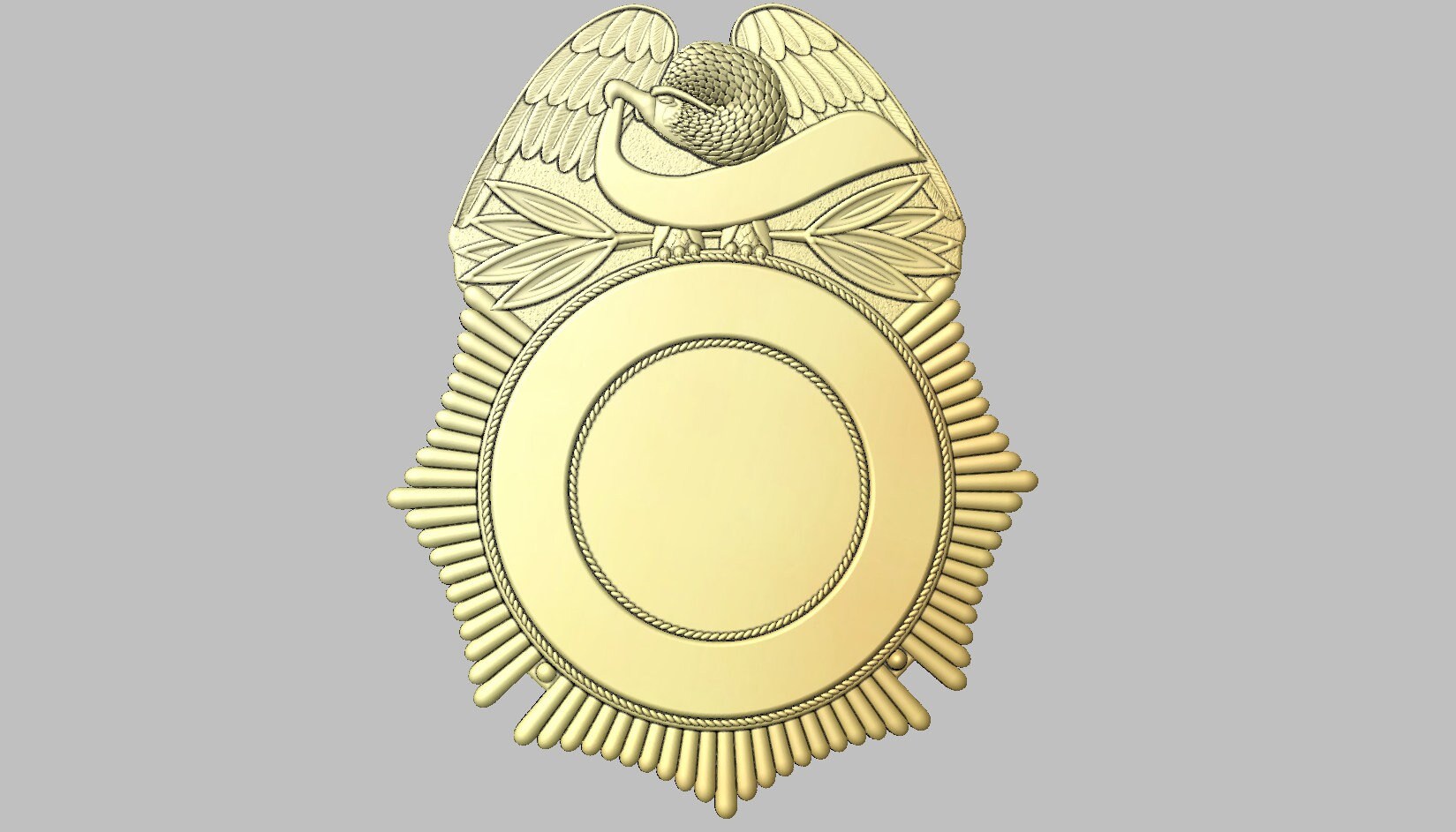 Badge Type 62 3d File CNC Model Police | Etsy