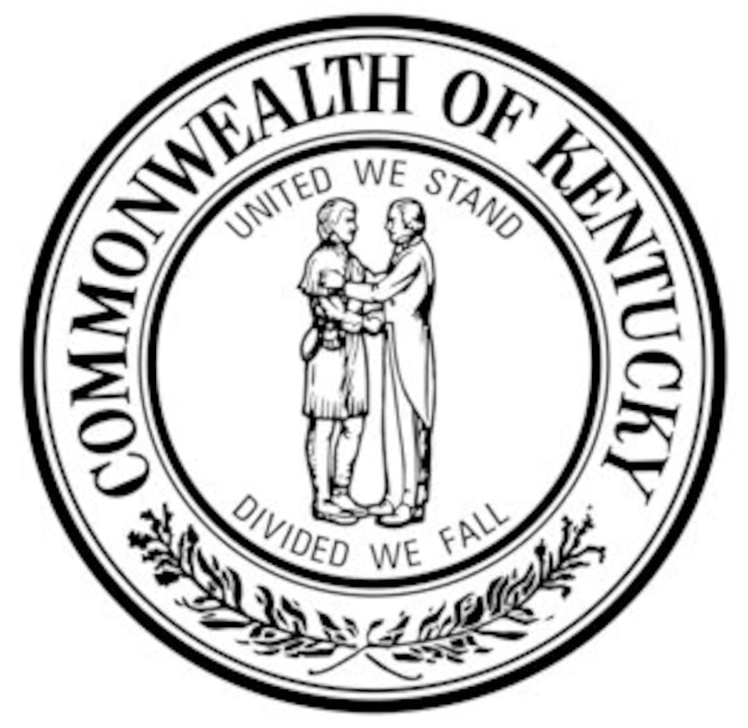 Kentucky State Seal Vector DXF, AI and SVG File - - Cricut Version ...