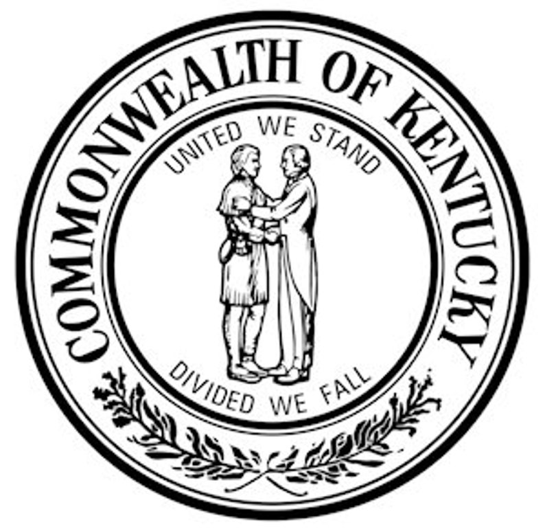 Kentucky State Seal Vector DXF, AI and SVG File - - Cricut Version ...