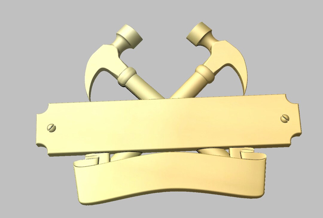 Custom Workshop Sign - Customizable Lettering - 3d File CNC Model ...