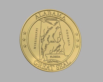 Alabama 3d Stl File - Etsy