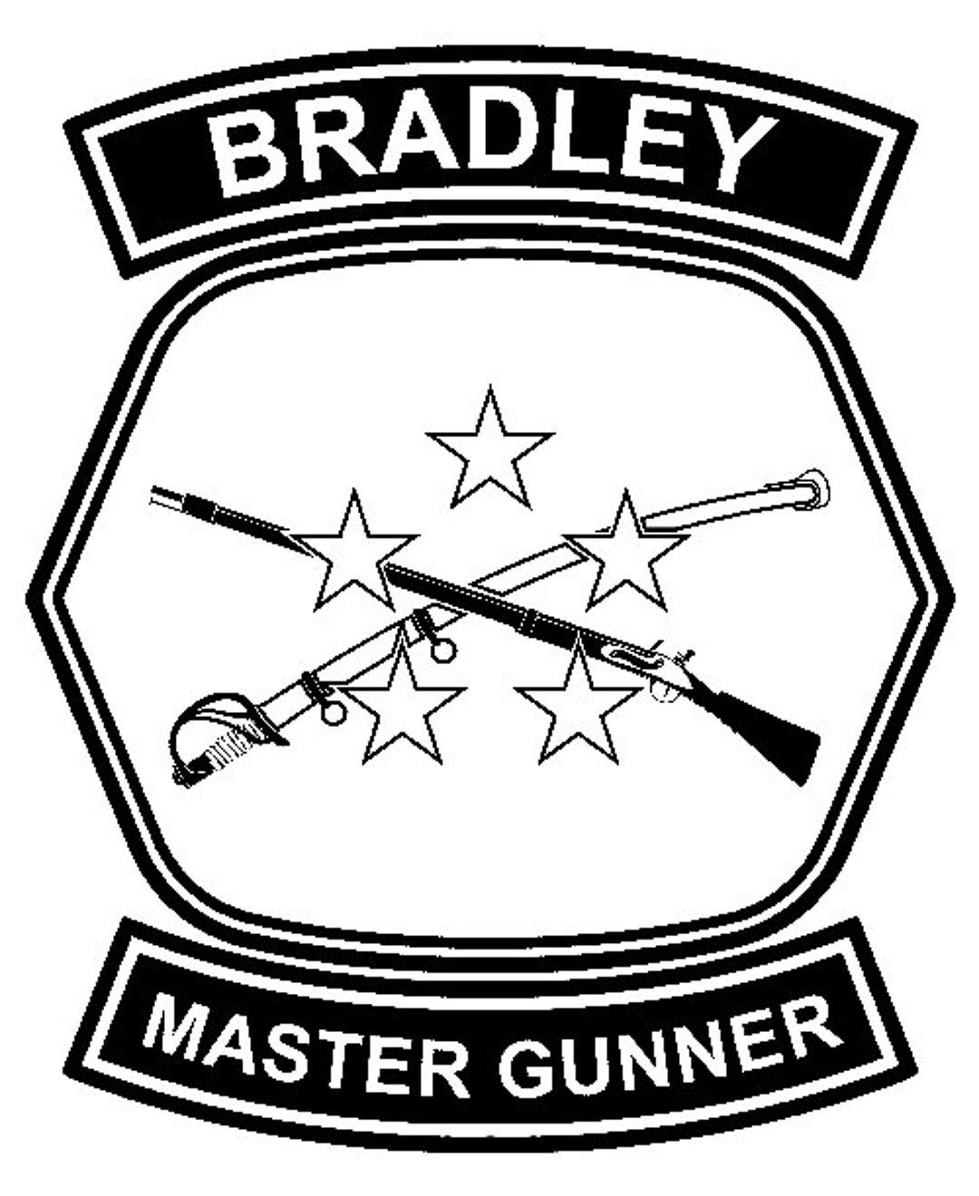 Bradley Master Gunner SVG, AI, DXF File Digital File Cricut Users See ...