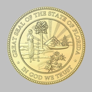 Florida State Seal- - STL Format - 3d CNC- Digital File Download - Not ...