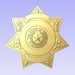 Texas 7 Point Star Badge- 3d File CNC Model - Digital File Download ...