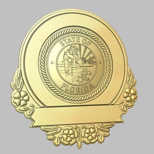 Florida State Trooper Badge 3d File - STL- Digital File Download - Not ...