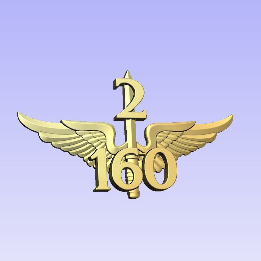 2/160th SOAR Logo 3d File CNC Model Digital File Download Not a ...