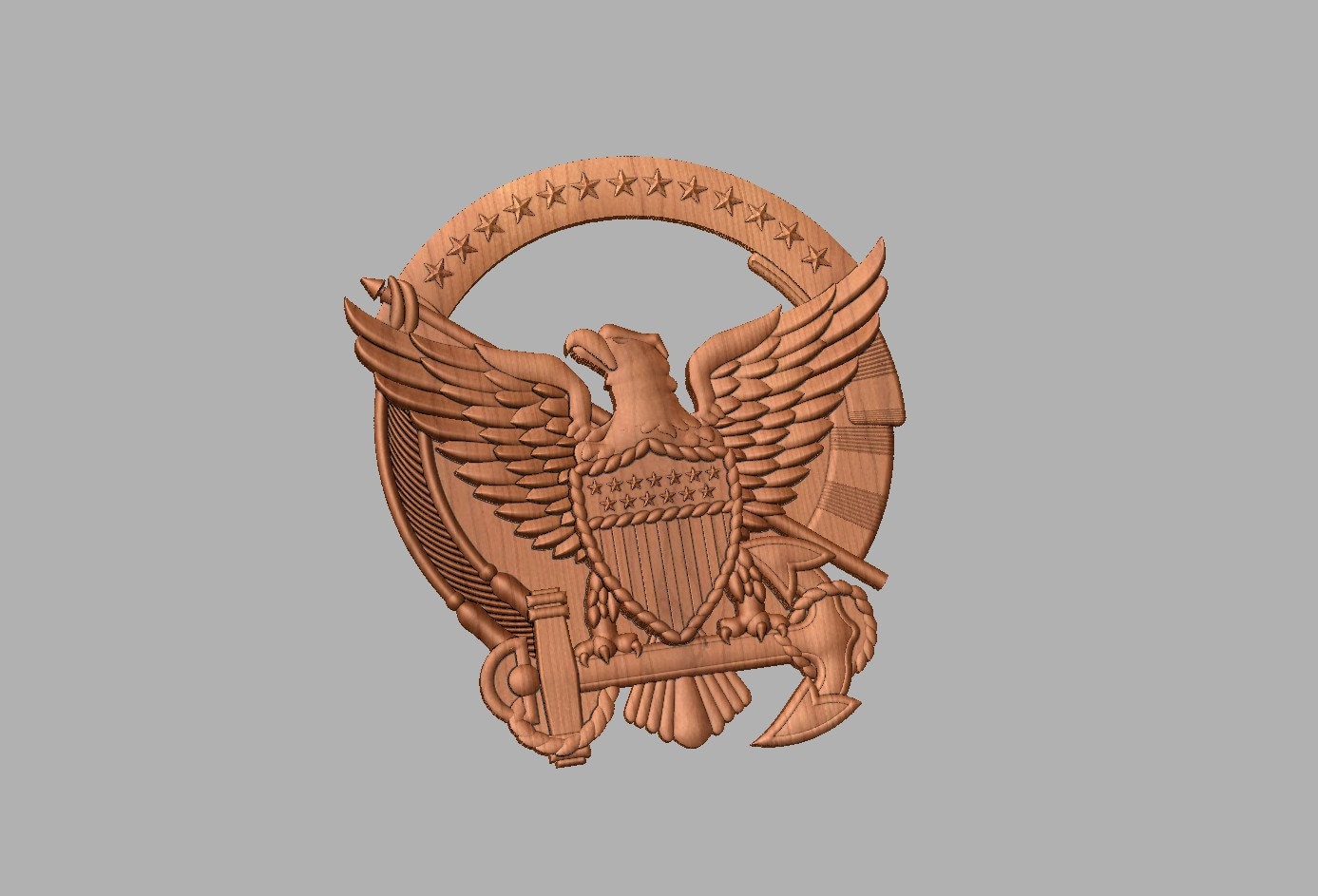 3d File CNC Model - Command at Sea Insignia- Digital File Download ...