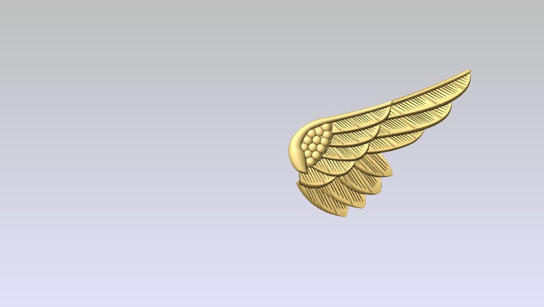 3d File CNC Model Wings Individual Files for Left Right | Etsy