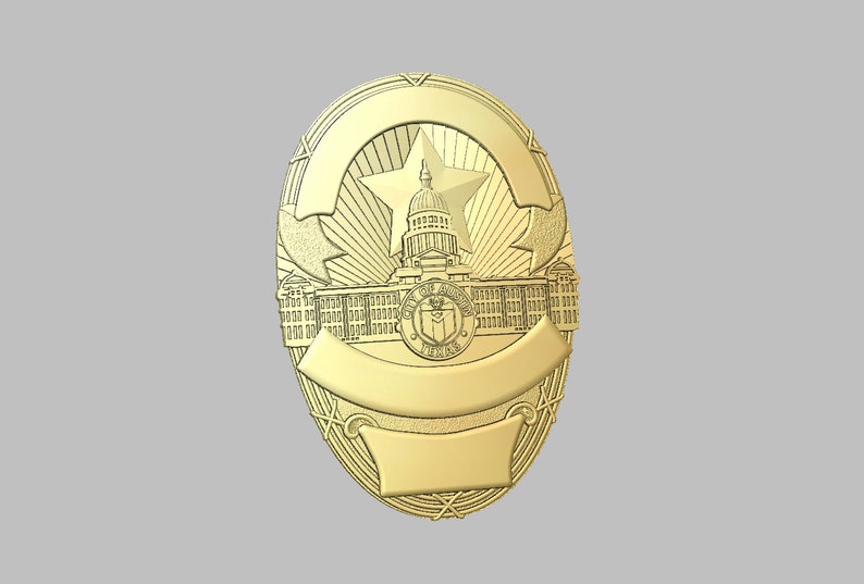 3d File CNC Model Austin Texas Police Badge | Etsy 3d File CNC Model Austin Texas Police Badge | Etsy