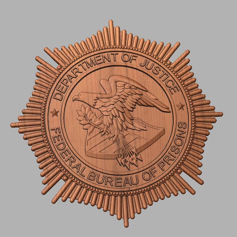 Federal Bureau of Prisons Badge - Etsy