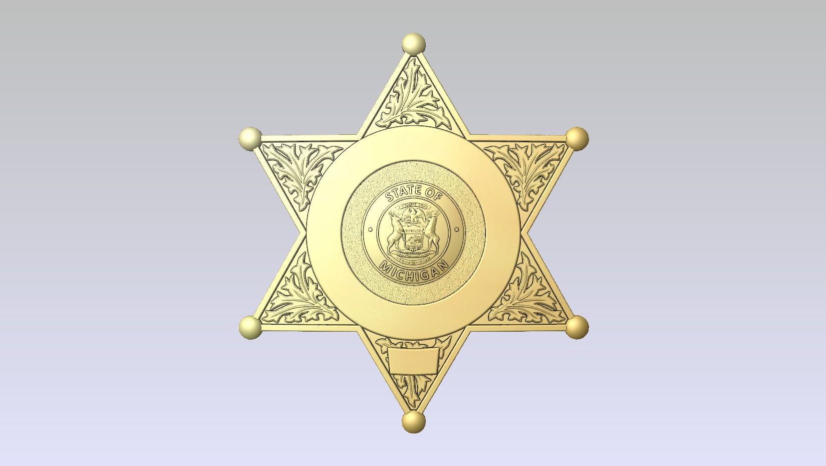 Police Badge Star Of David