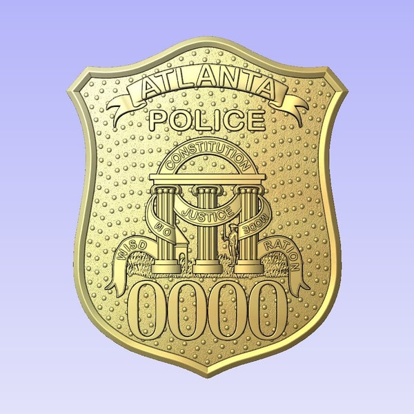 Atlanta Police Badge - Etsy
