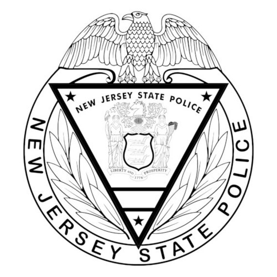 New Jersey State Police DXF AI and SVG File Digital File - Etsy