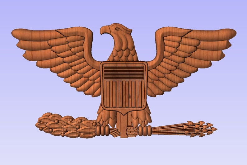 3d File CNC Model Rank COL Colonel O6 Digital File - Etsy