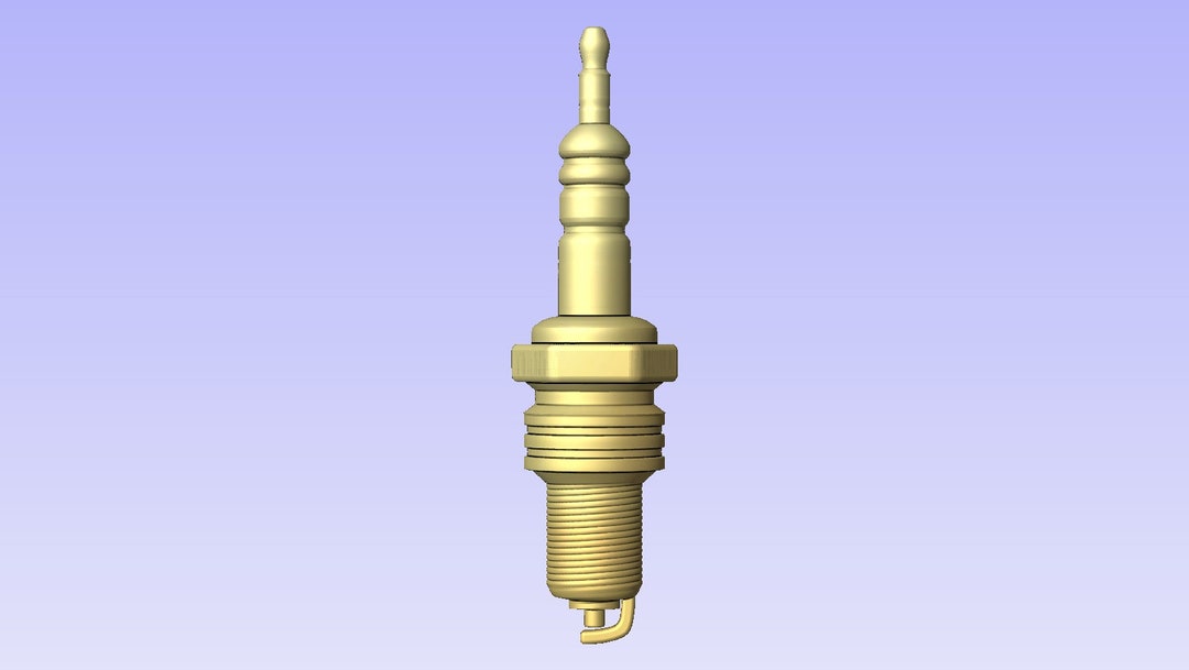 3d File CNC Model - Spark Plug - Digital File Download - Not a Physical Item - Etsy