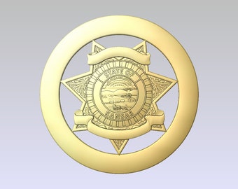 Police 7 Point Star | Etsy