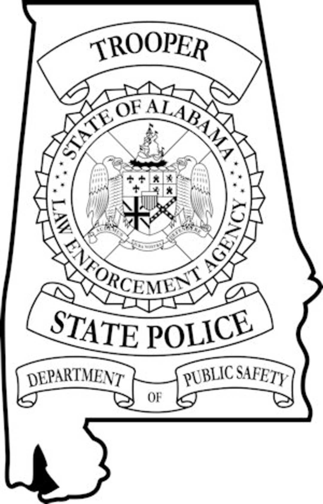 Alabama Badge Vector DXF, AI and SVG File - Digital File - Cricut Users ...