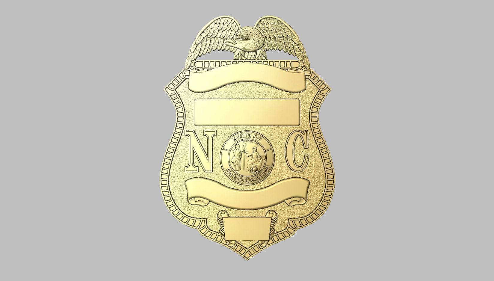 North Carolina Shield Badge- Digital File Download - Not a Physical ...