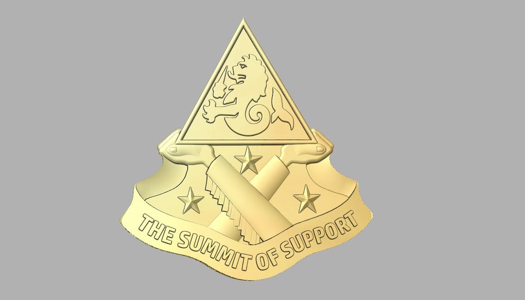 3D File CNC Modell - 103rd BSB Kentucky National Guard Crest ...