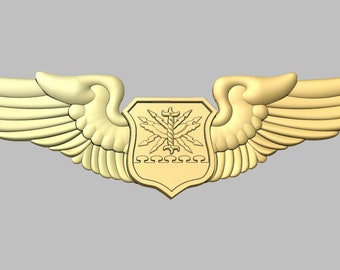 3d file CNC model EOD Basic Badge | Etsy