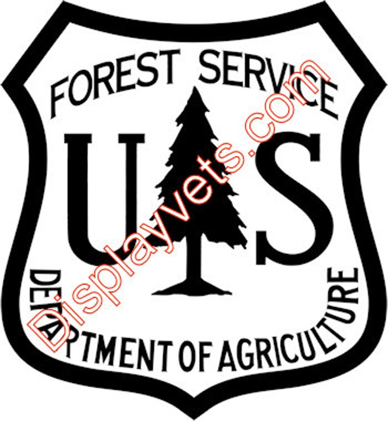 Forest Service Patch SVG AI DXF File Digital File Cricut | Etsy