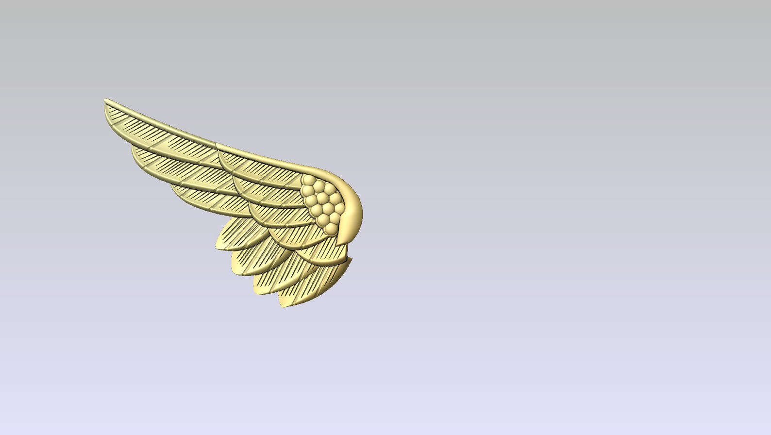 3d File CNC Model Wings Individual Files for Left Right | Etsy