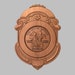 Detroit Fire Department Badge 3d File CNC Model- Digital File Download ...