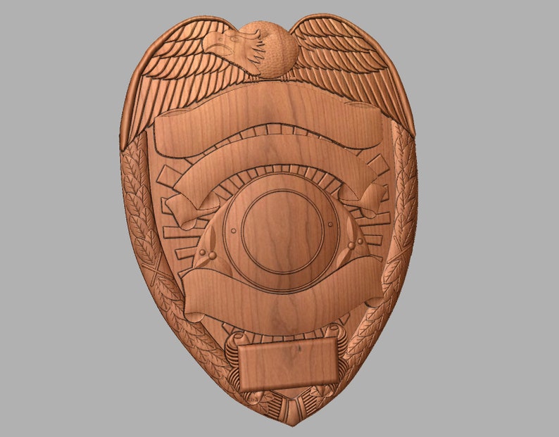 3d file CNC model Police Fire Badge Type 17 | Etsy 3d file CNC model Police Fire Badge Type 17 | Etsy