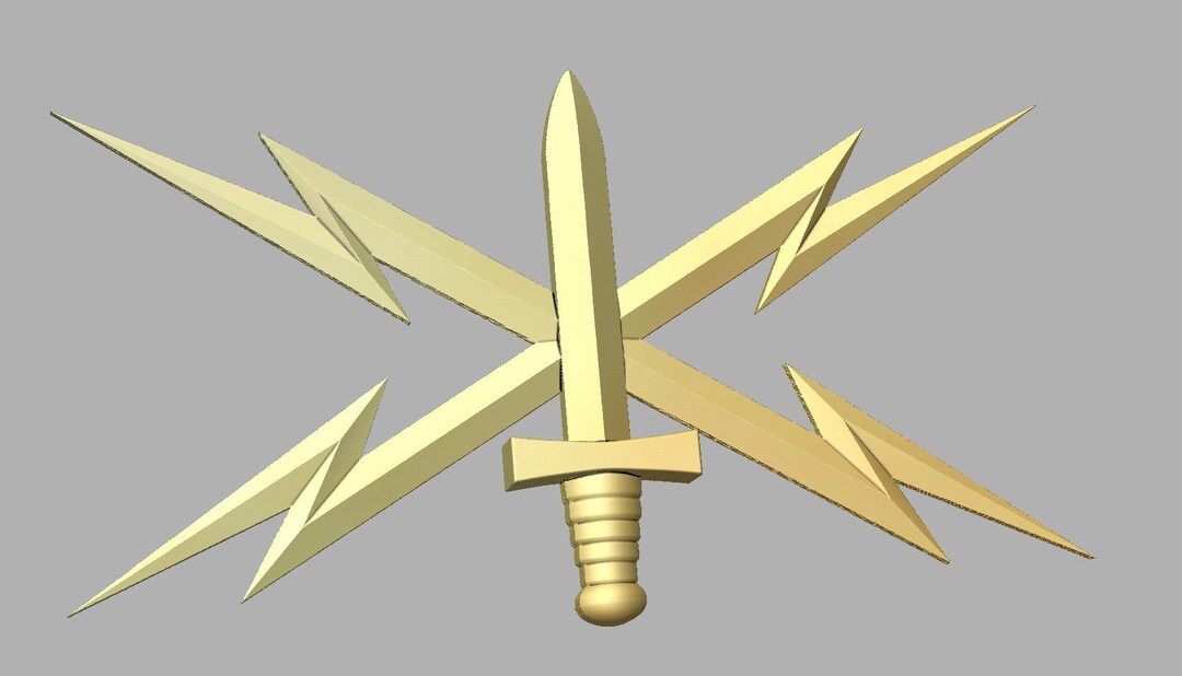 3d File CNC Model Cyber Branch Insignia Digital File Download Not a ...