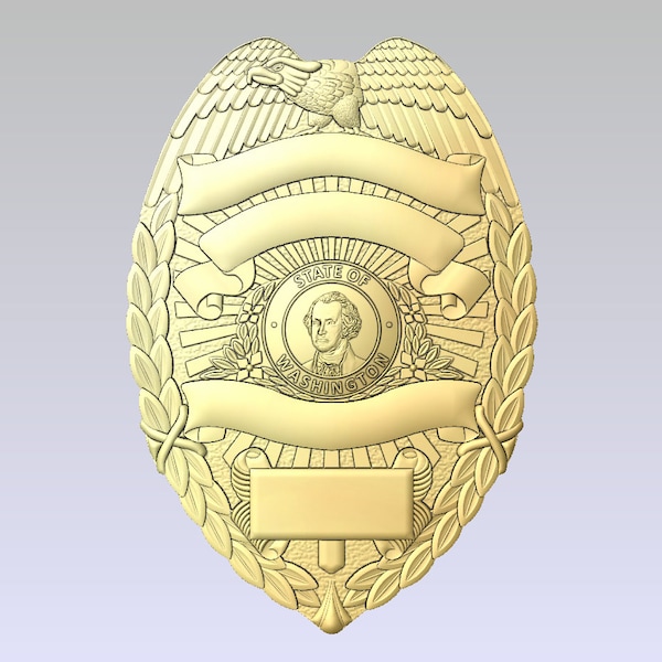 Police Badge Floral - Etsy