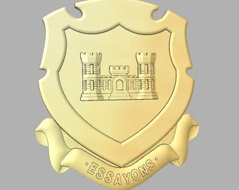 3d File CNC Model Engineer Branch Insignia Digital File Download Not a ...