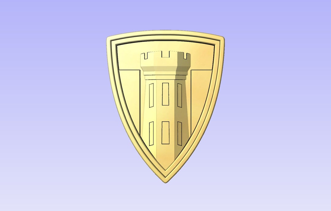 176th Engineer Battalion Patch 3d File CNC Model Digital File Download ...