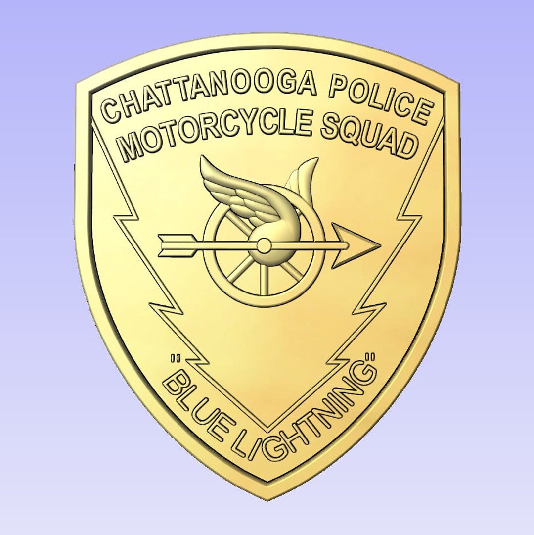 3d File CNC Model - Police - Chattanooga Patch Digital File Download ...
