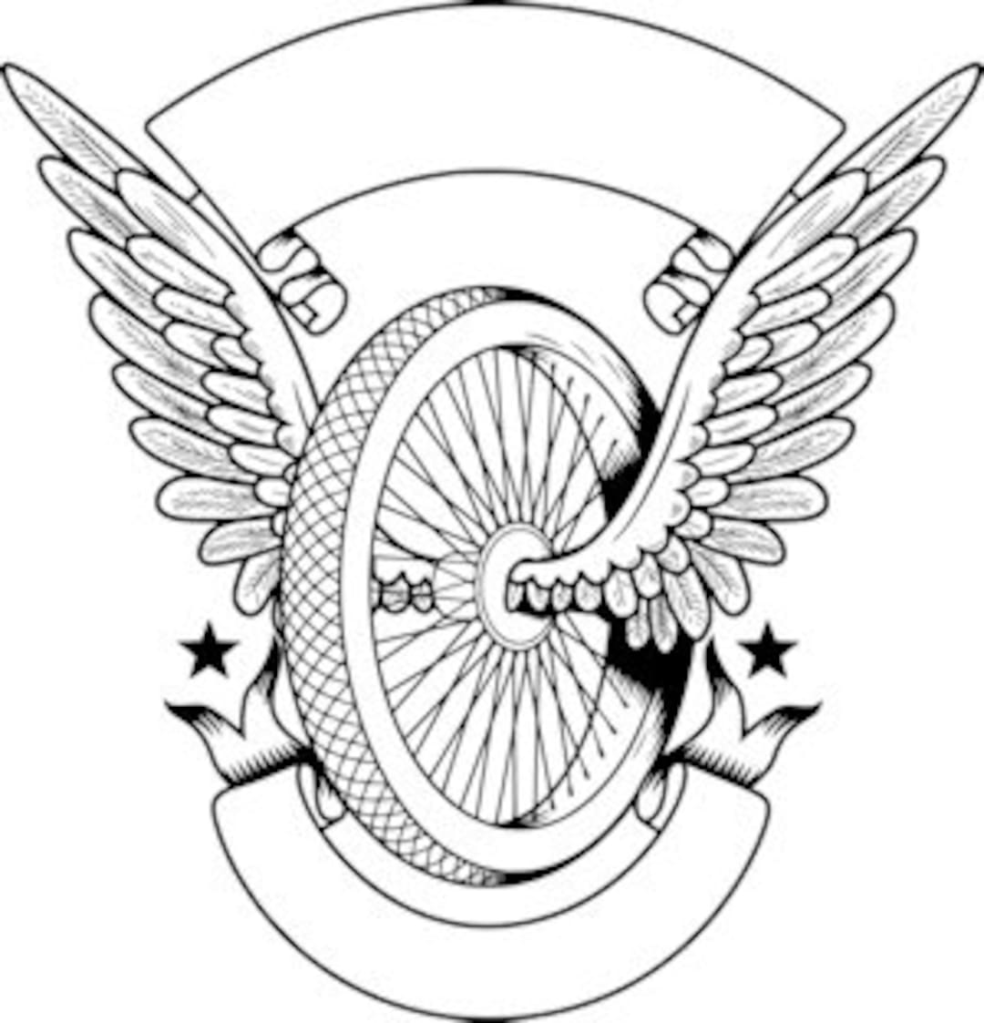 Motor Officer Logo Badge Vector DXF, AI and SVG File - Digital File ...